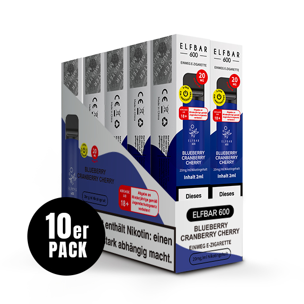 Elfbar 600 CP - Blueberry Cranberry Cherry - vaperwelt.de